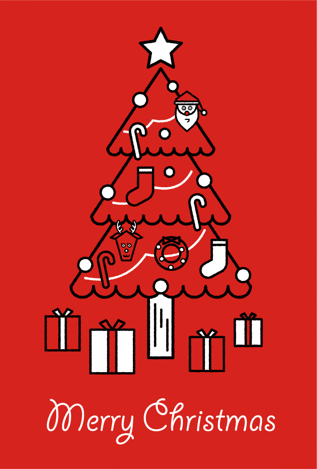 クリスマスカード – フリーデザイン素材集 KuKuKeKe Graphic