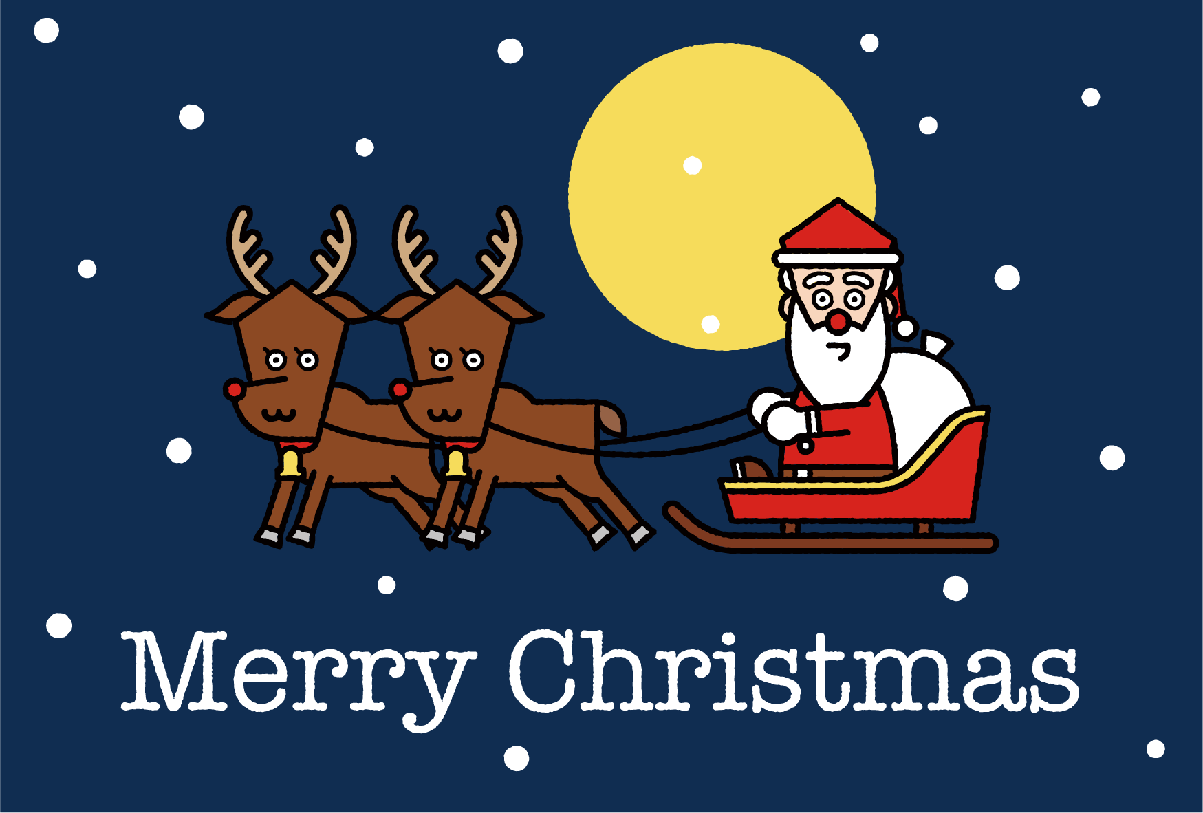 クリスマスカード – フリーデザイン素材集 KuKuKeKe Graphic